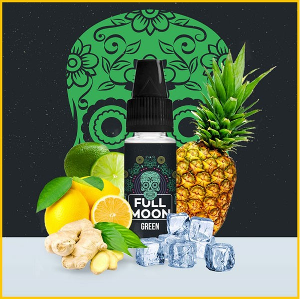Full Moon Green Concentrado 30 ml - Sabor Limón y Jengibre ...